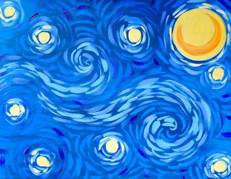 New Video: Learn to paint Starry Night in this easy ode to Van Gogh ...