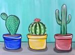 New Video Happy Cacti Acrylic Painting Tutorial For Beginners Skye